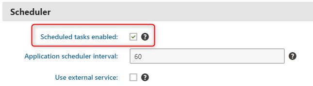 Scheduled tasks enabled | Toolkit for Kentico - Extensions to make working with Kentico easier